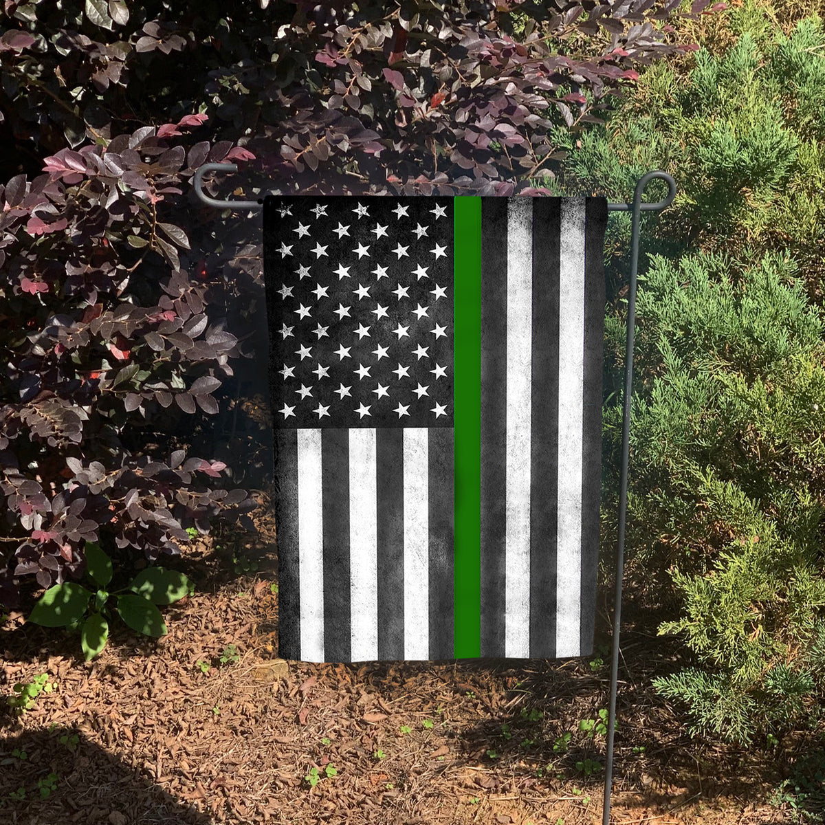 Thin Green Line American Garden Flag Border Patrol Support – abrotherhood
