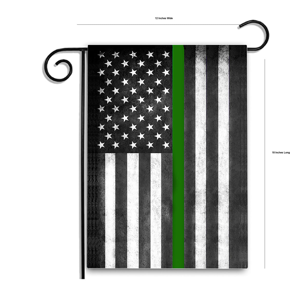 Thin Green Line American Garden Flag Border Patrol Support – abrotherhood