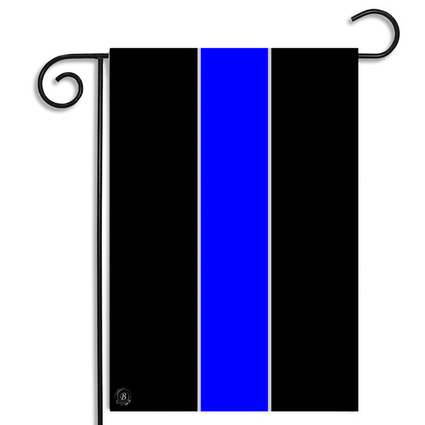 Police Support Thin Blue Line Police Sheriff Outdoor Nylon Garden Flag ...