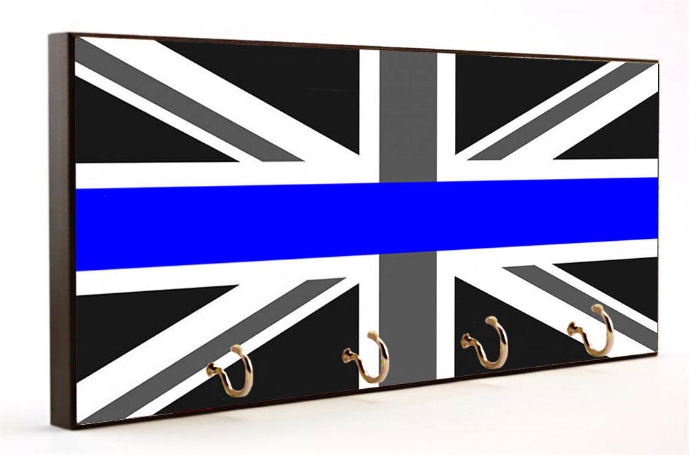 Blue Line British Flag Key Hanger | Brotherhood? Products – abrotherhood