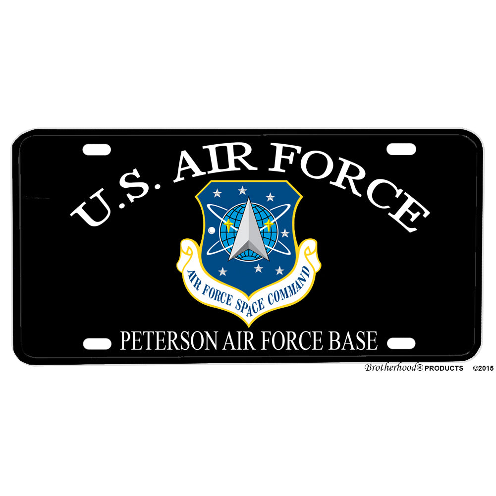 Air Force Space Command Peterson AFB License Plate – abrotherhood