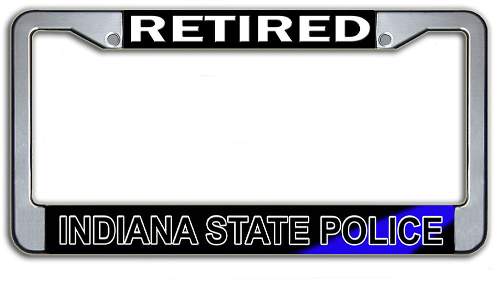 Retired Indiana State Police License Plate Frame A Killer Gift ...