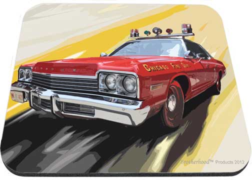 Old Dodge Chicago Fire Dept. Mouse Pad – abrotherhood