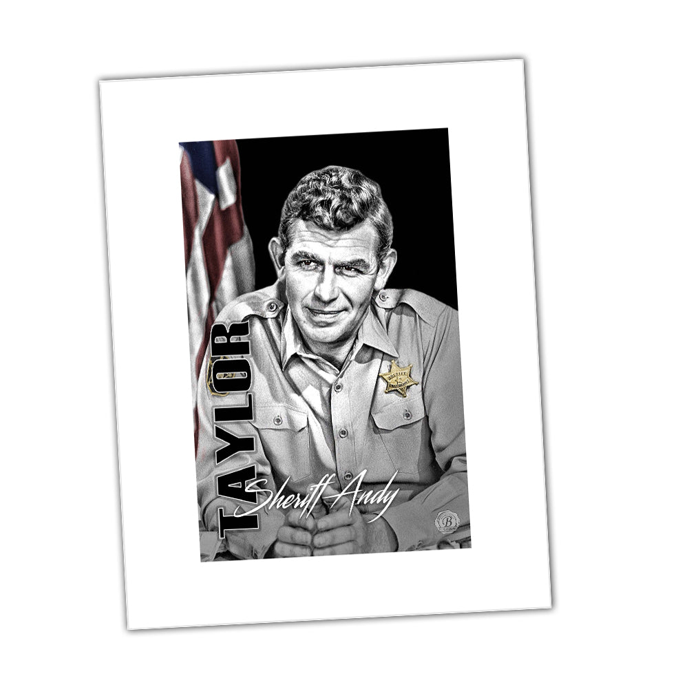Sheriff Andy Taylor of Mayberry Sheriff Department Glossy Print ...
